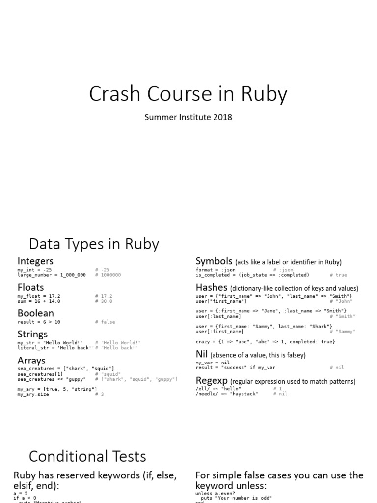 01 Ruby | PDF