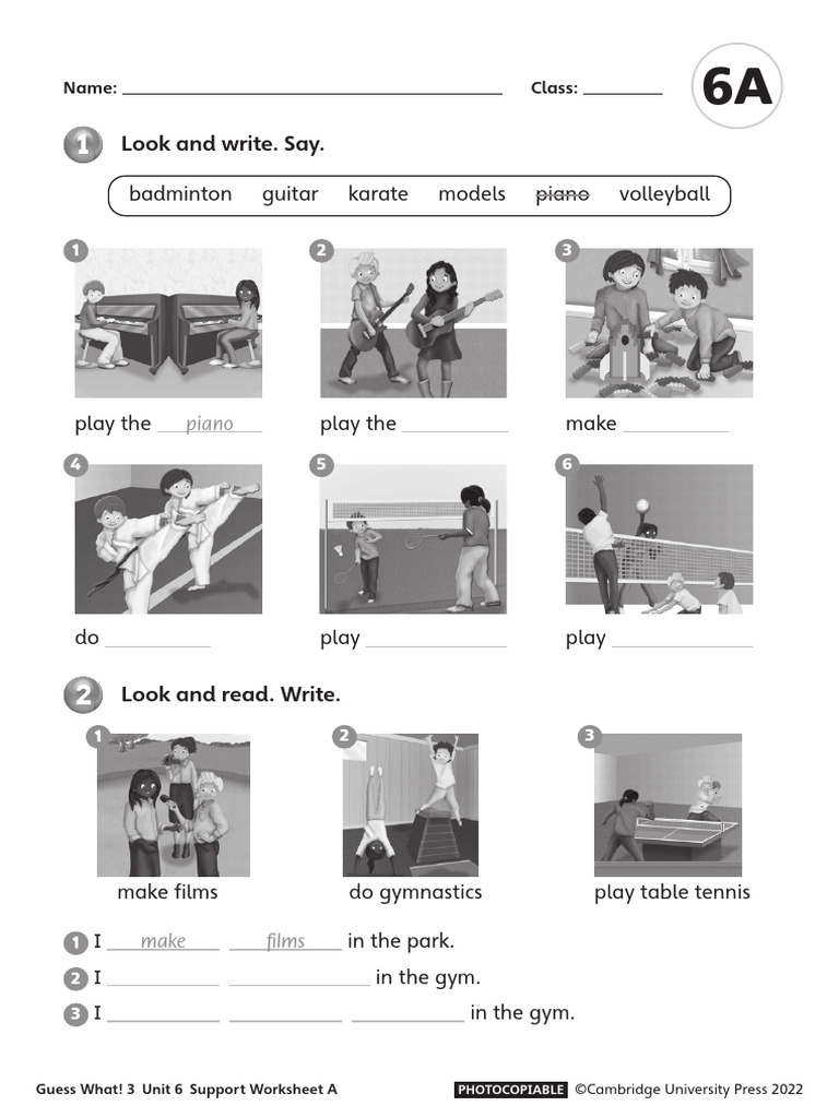 GuWh ES L3 Support WKS U6 | PDF