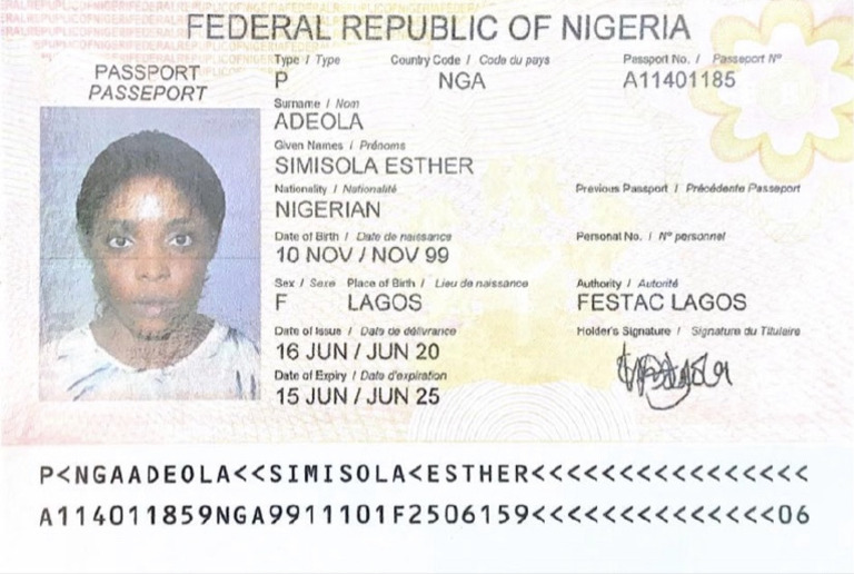 Passport Data Page | PDF