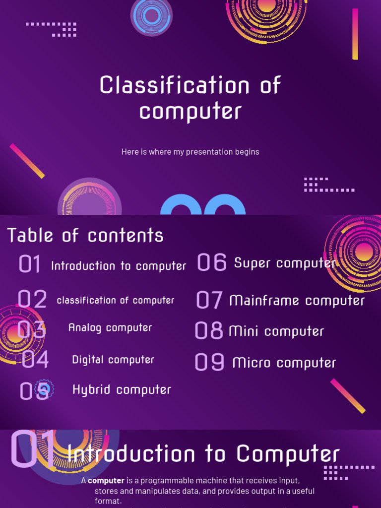 computer classification pdf | PDF