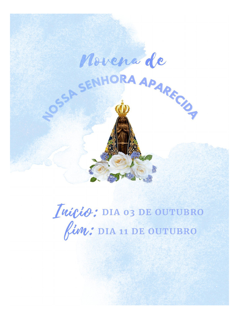 Novena De Nossa Senhora Aparecida Pdf Pdf