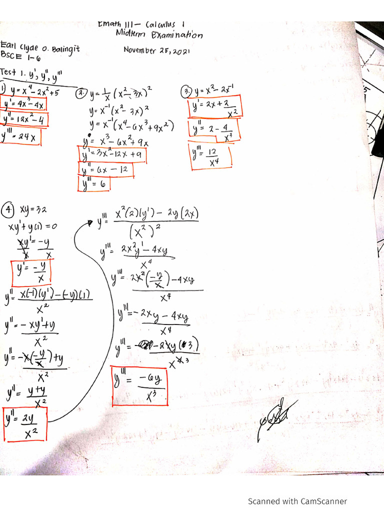 EMATH_MIDTERM_EXAM | PDF