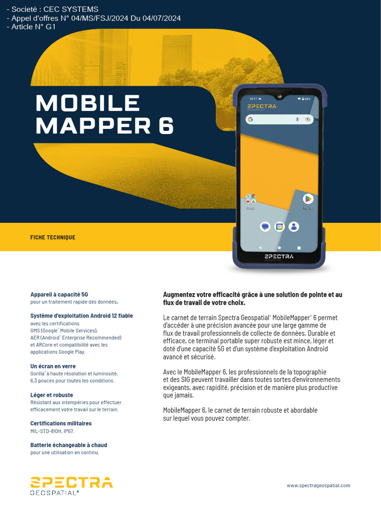 SG_MobileMapper 6 | PDF
