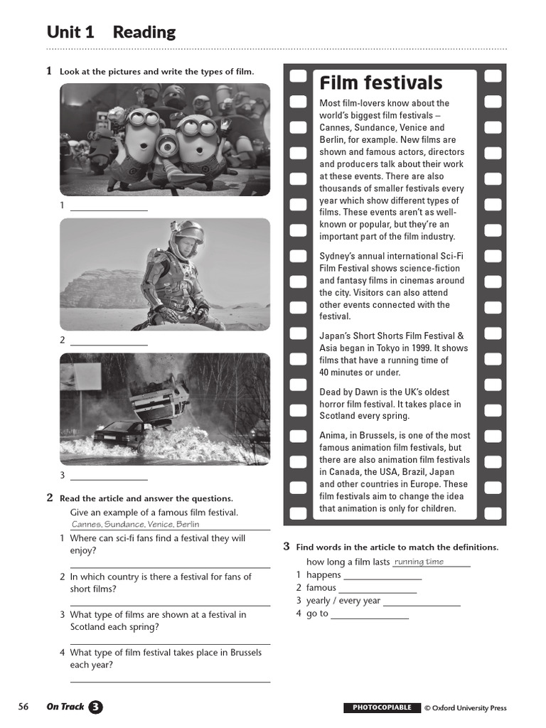 OT3 TRB Reading Worksheets | PDF