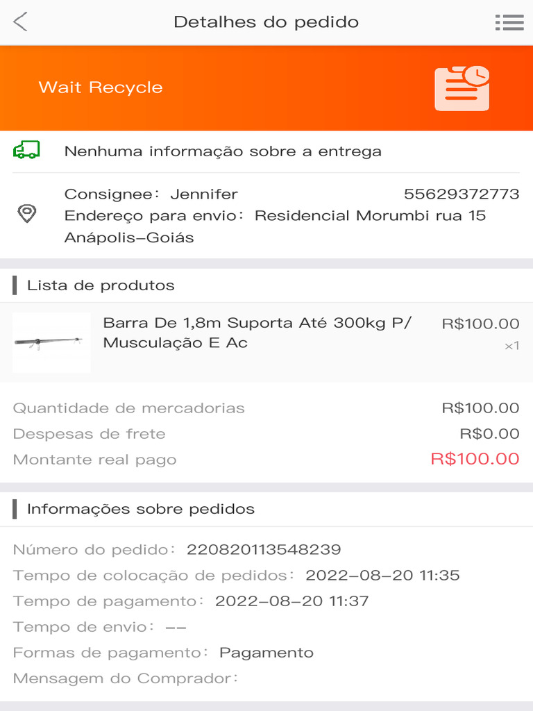 订单详情 - AliExpress Mall | PDF