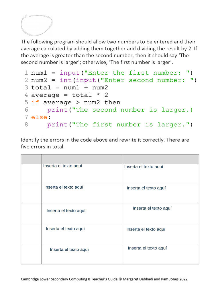 Worksheet 9 Computing | PDF