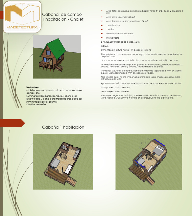 Cabaña Chalet | PDF