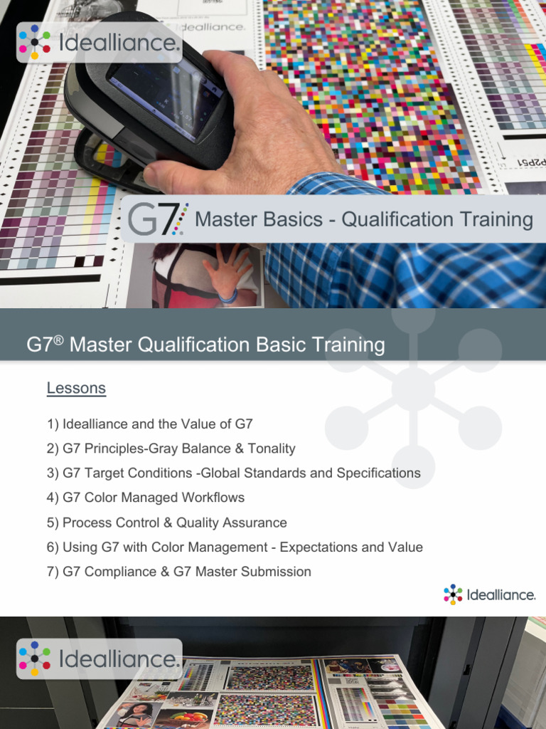 G7 Master Qualification Basic Training V2023 | PDF