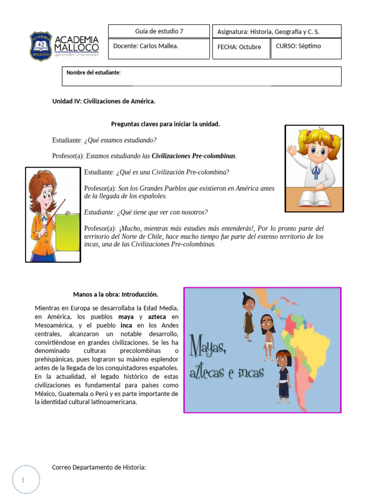 Guia 7 Historia 7 | PDF