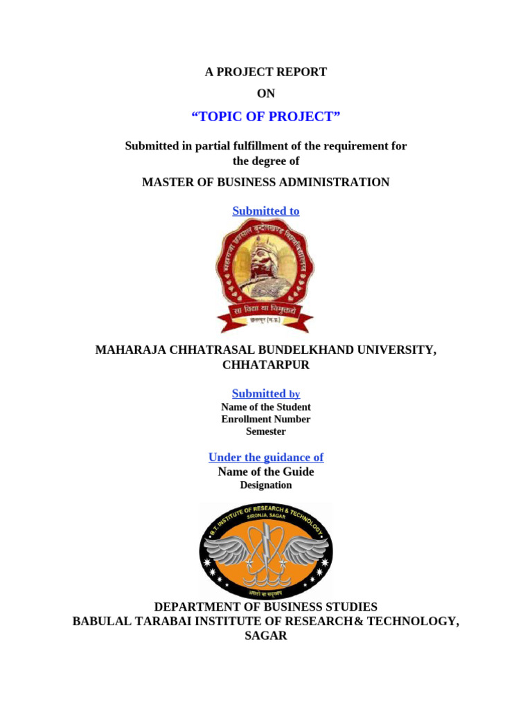 Project front page format (1) | PDF