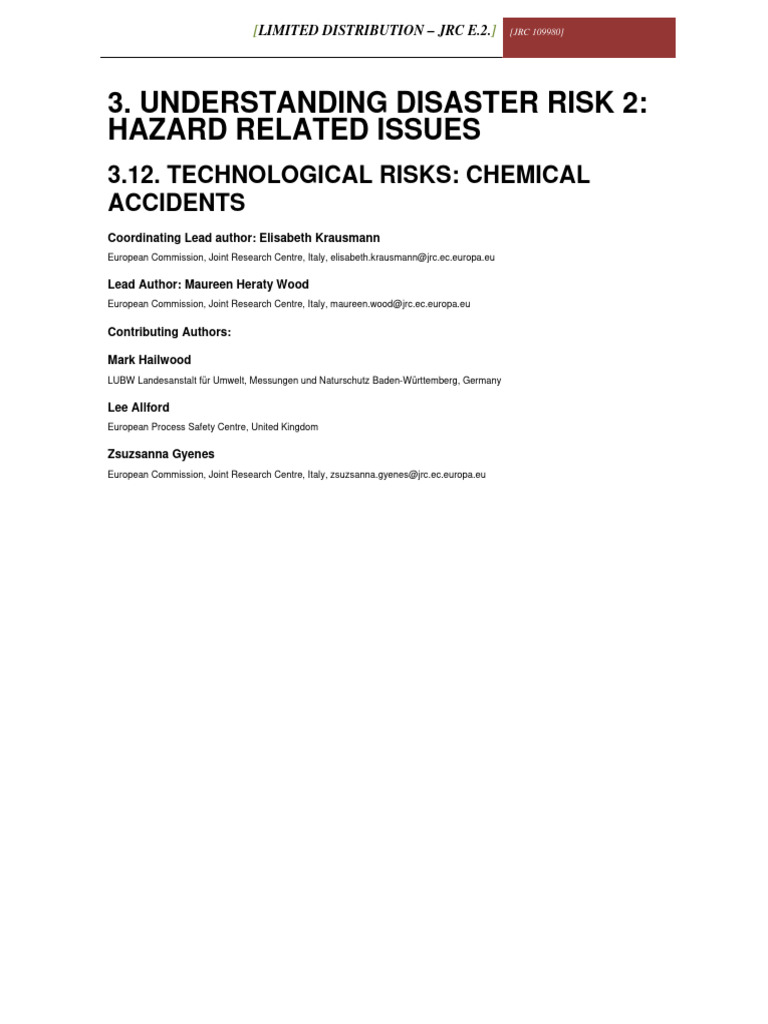 Understanding Disaster Risk 2 Hazard Rel | PDF