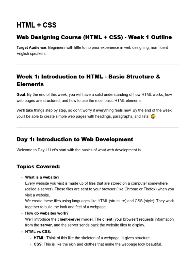 HTML + CSS | PDF HTML + CSS | PDF