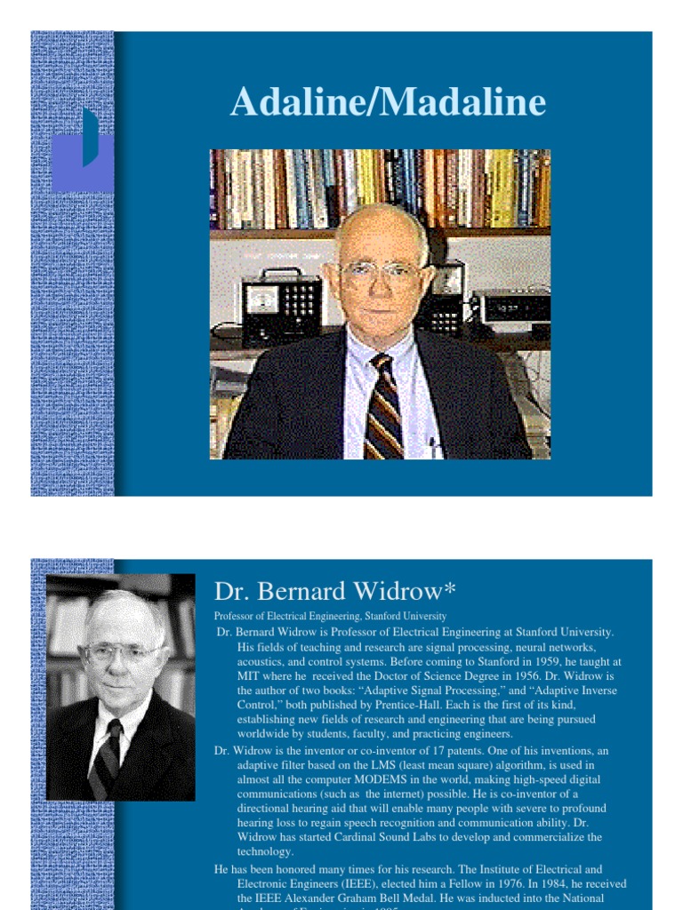 Adaline/Madaline | PDF | Artificial Neural Network | Cybernetics