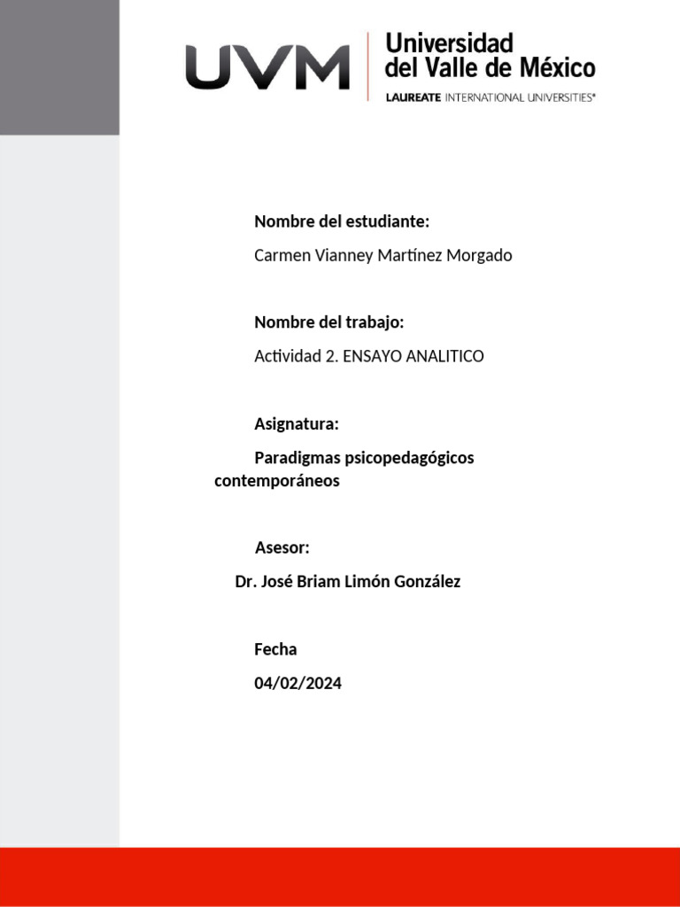 ESCUELA TRADICIONAL IVM | PDF