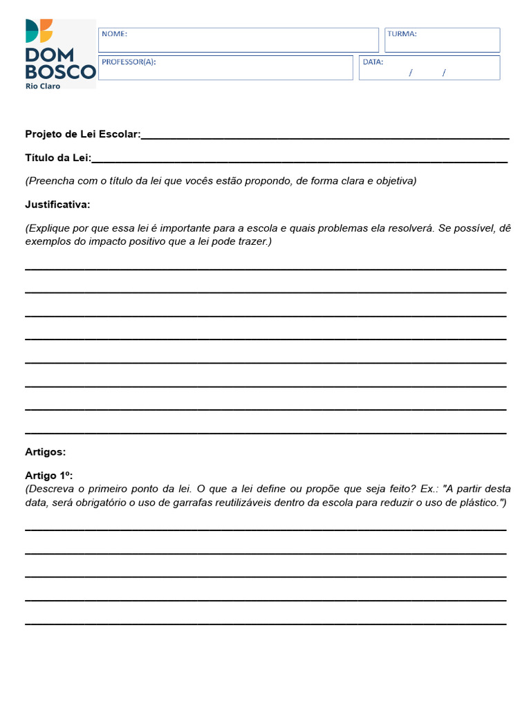 Projeto de Lei | PDF