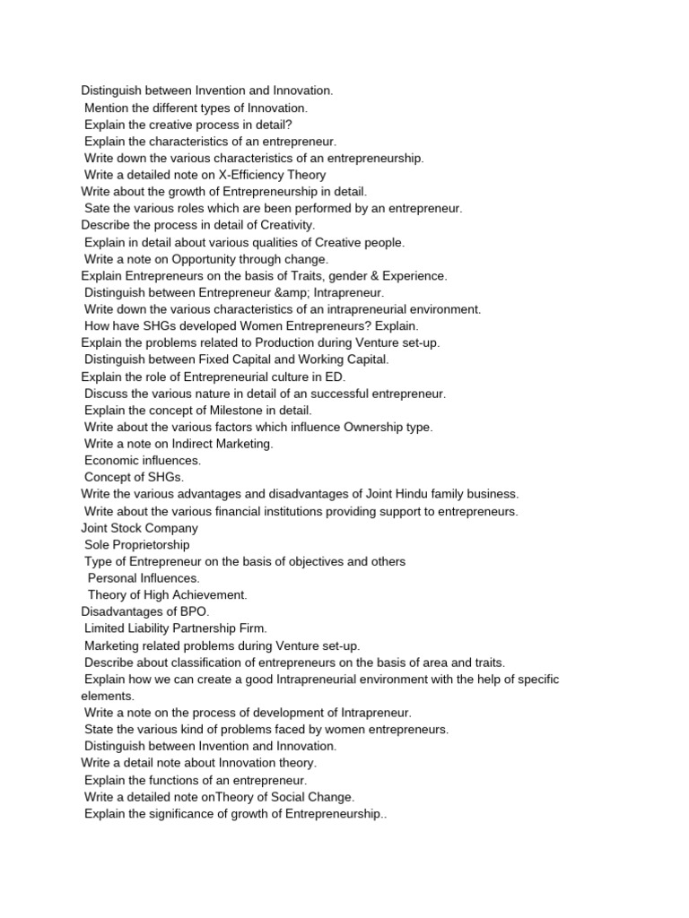 Bpem Question Bank | PDF