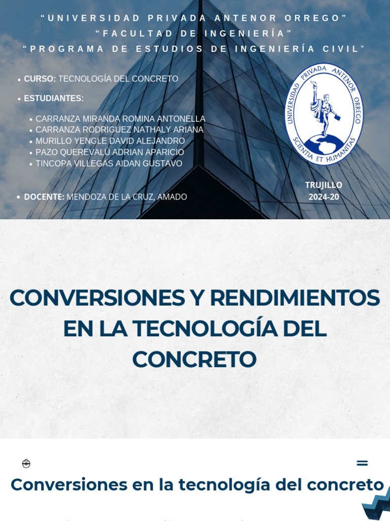 Cconversiones y Rendimientos Grupo 2 2do Turno | PDF