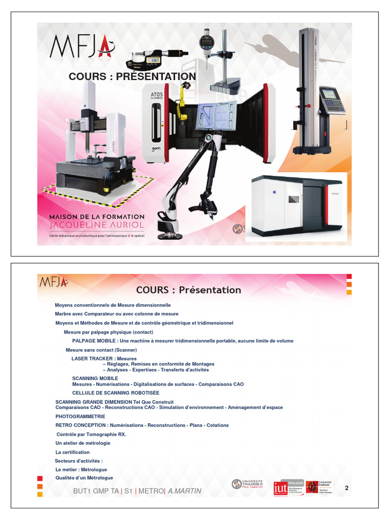 Cours MetroS1 Presentation 01 2S 1P | PDF