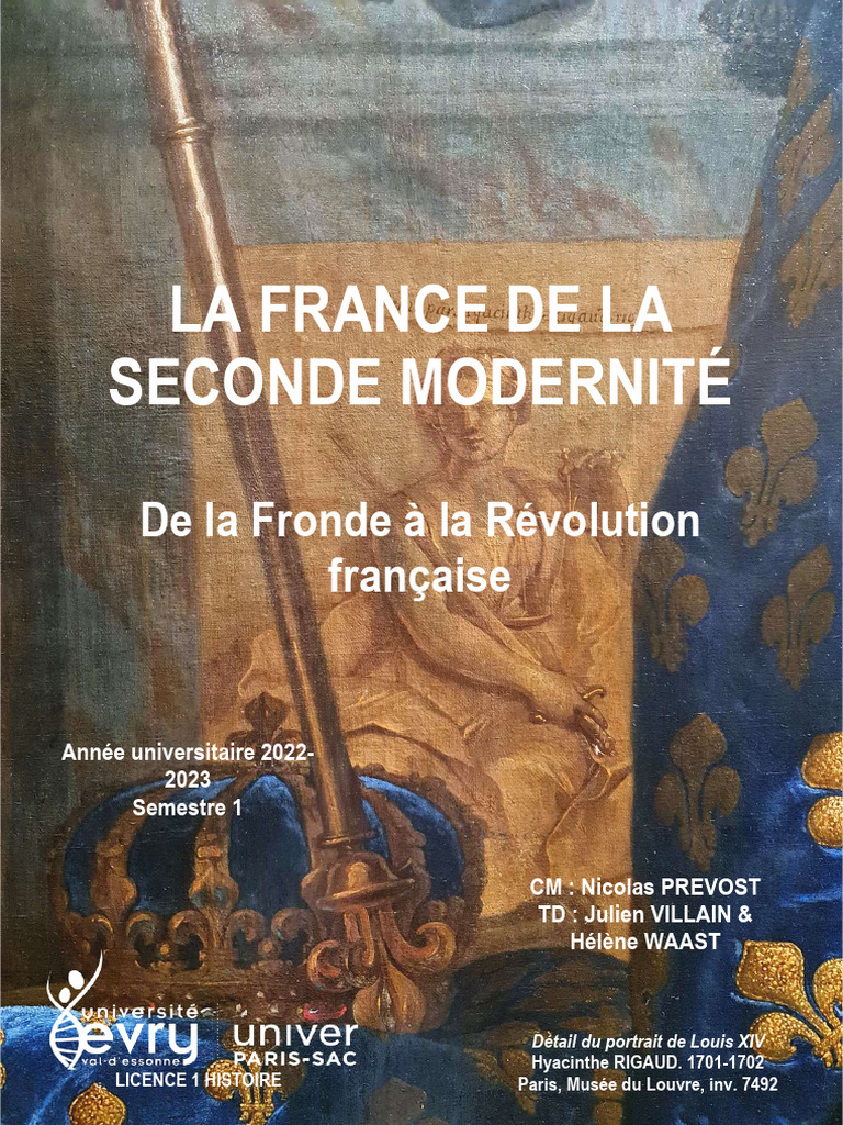Fascicule TD L1 Histoire moderne 2022-2023 | PDF