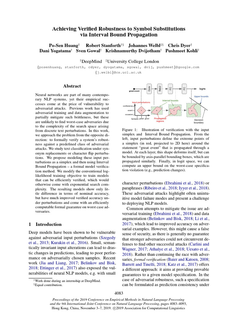 Interval Bound Propagation | PDF