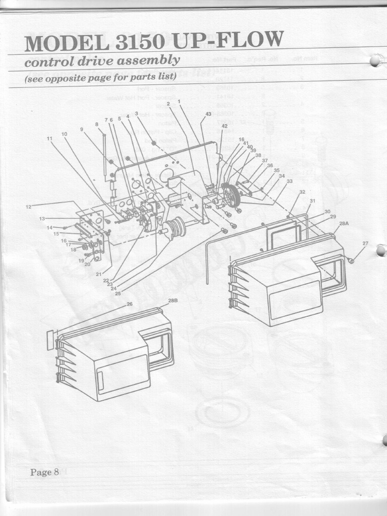 Eplosion de Partes de Valvula Fleck 3150 | PDF