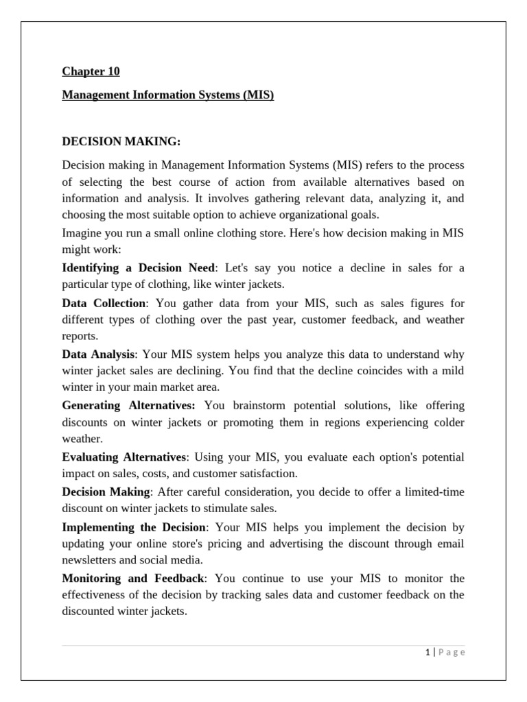 MIS Chapter 10 Update | PDF
