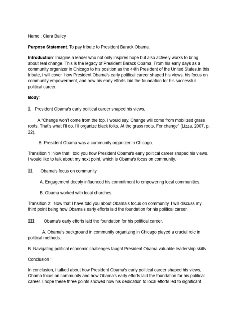 Updated President Obama | PDF