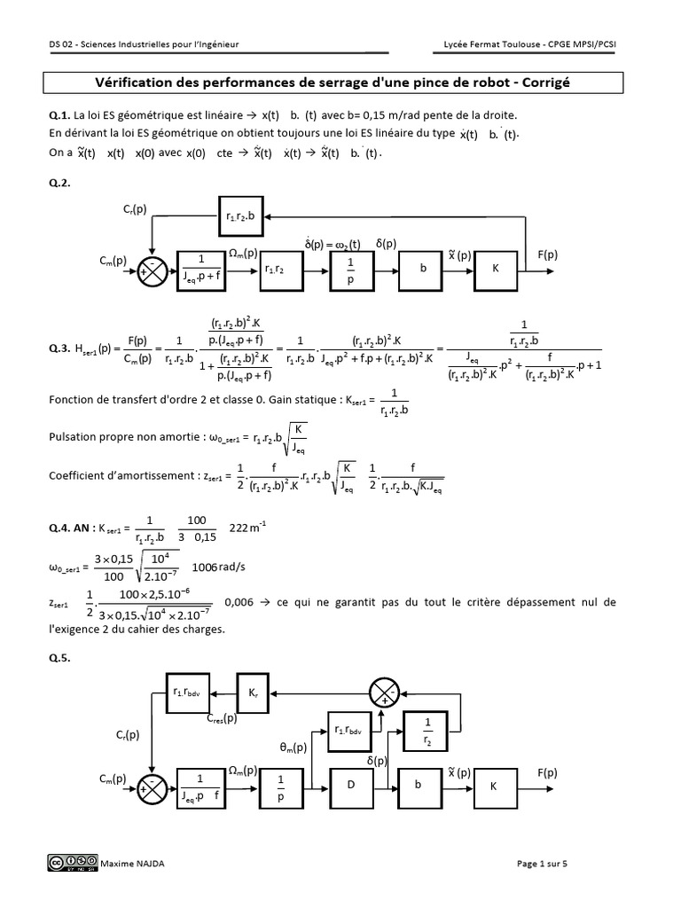 Ds02 2020 Vdef Corrige | PDF