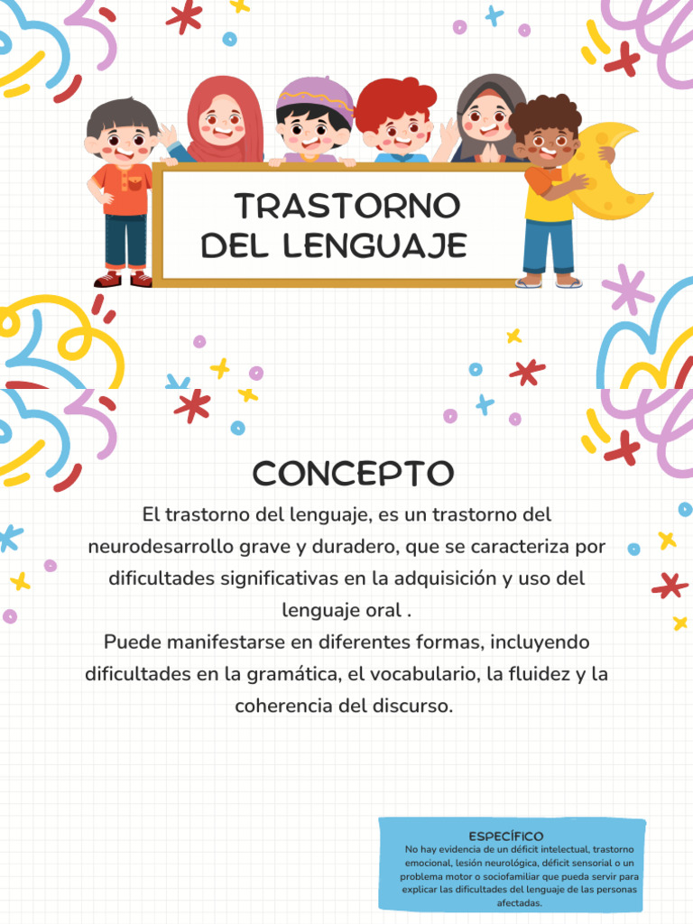 Exposición Trastorno Del Lenguaje y de La Comunicación Social | PDF