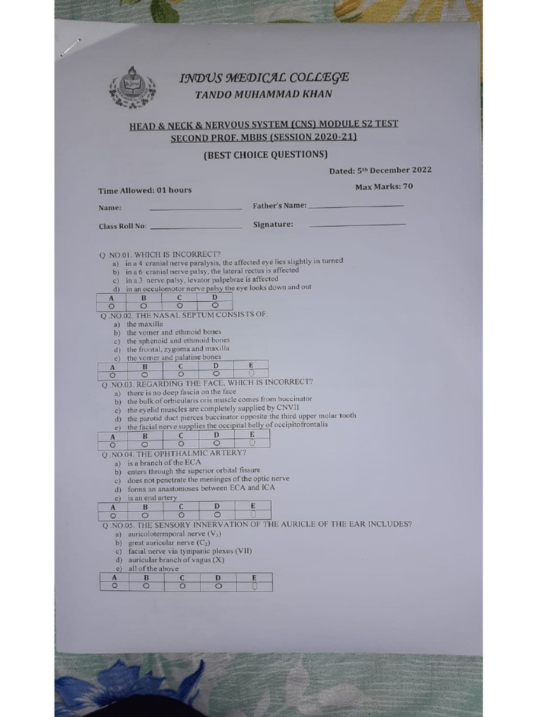 H&N...Neuro module | PDF