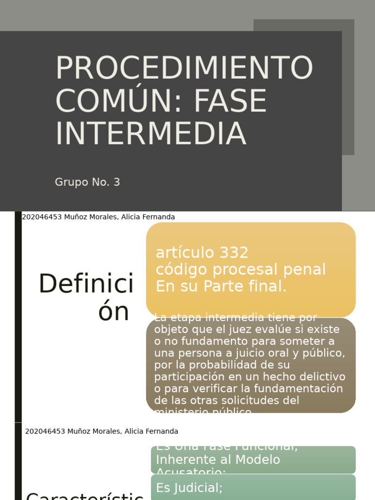 Fase Intermedia | PDF