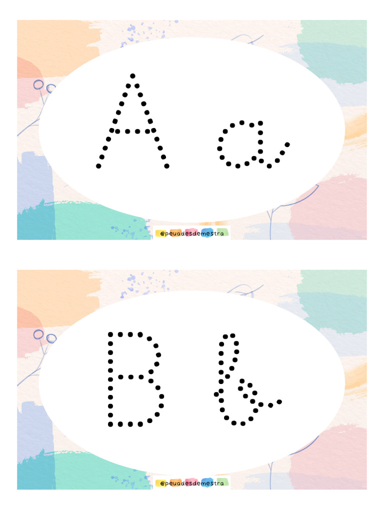 Abecedari Targetes Ok | PDF