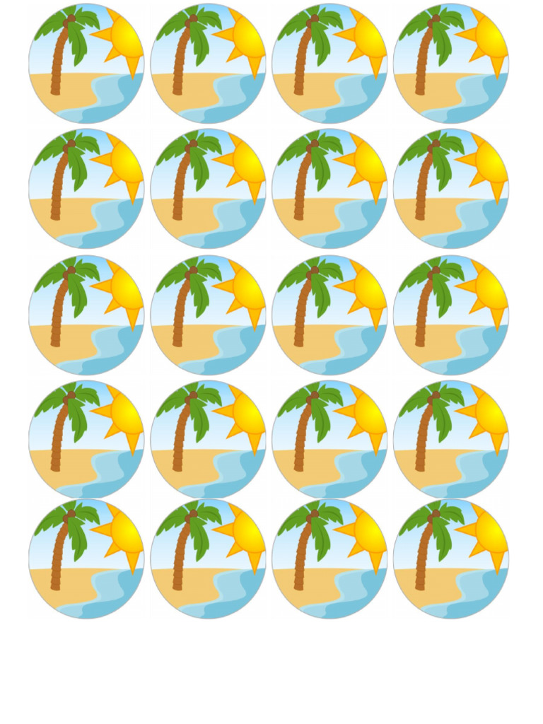 Stiker Palmas 5 CM | PDF