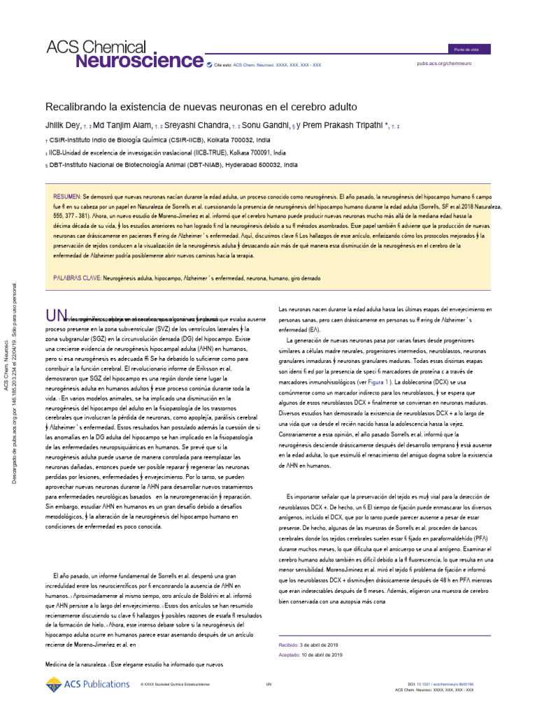 Art. 5.1 Recalibrating the Existence of New Neurons in Adult Brain.en ...