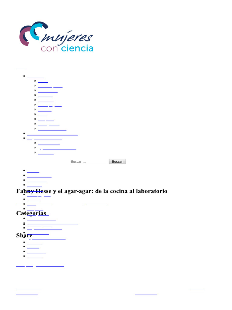 Fanny Hesse y El Agar-Agar - de La Cocina Al Laboratorio - Ciencia y ...