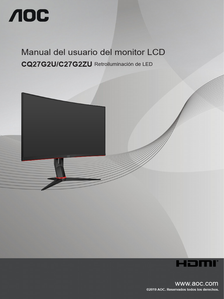 Manual Monitor AOC | PDF
