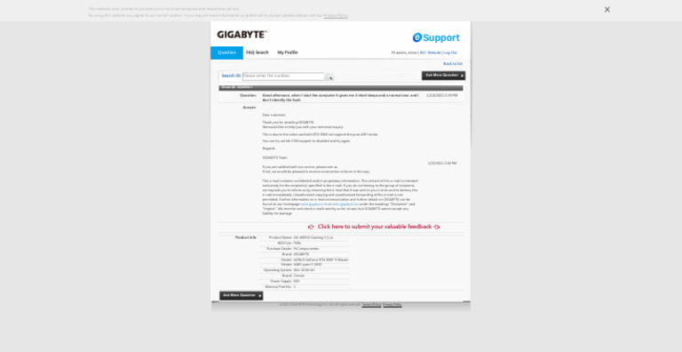 GIGABYTE - Esupport | PDF
