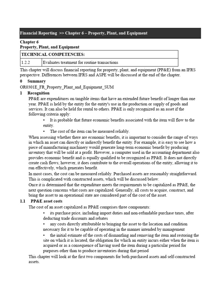 FR Chapter 6 PPE | PDF