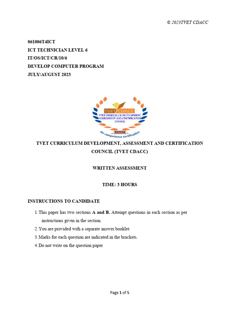 Develop Computer Program | PDF