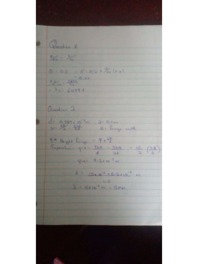 Markanday Persaud Assignment 1 Phy | PDF