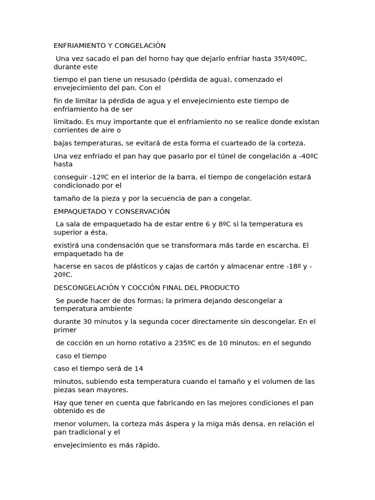 Enfriamiento y Congelación | PDF