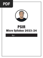 PSIR Topper Notes and Blogs | PDF