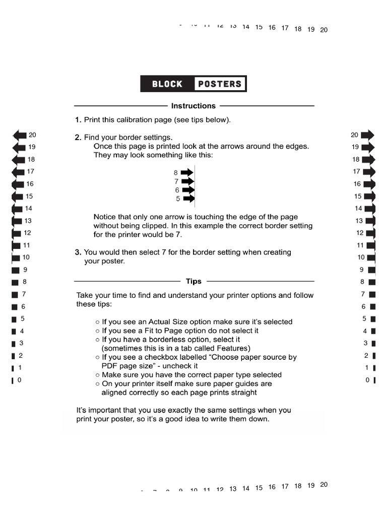 kdMixK Blockposters Calibration A4 | PDF