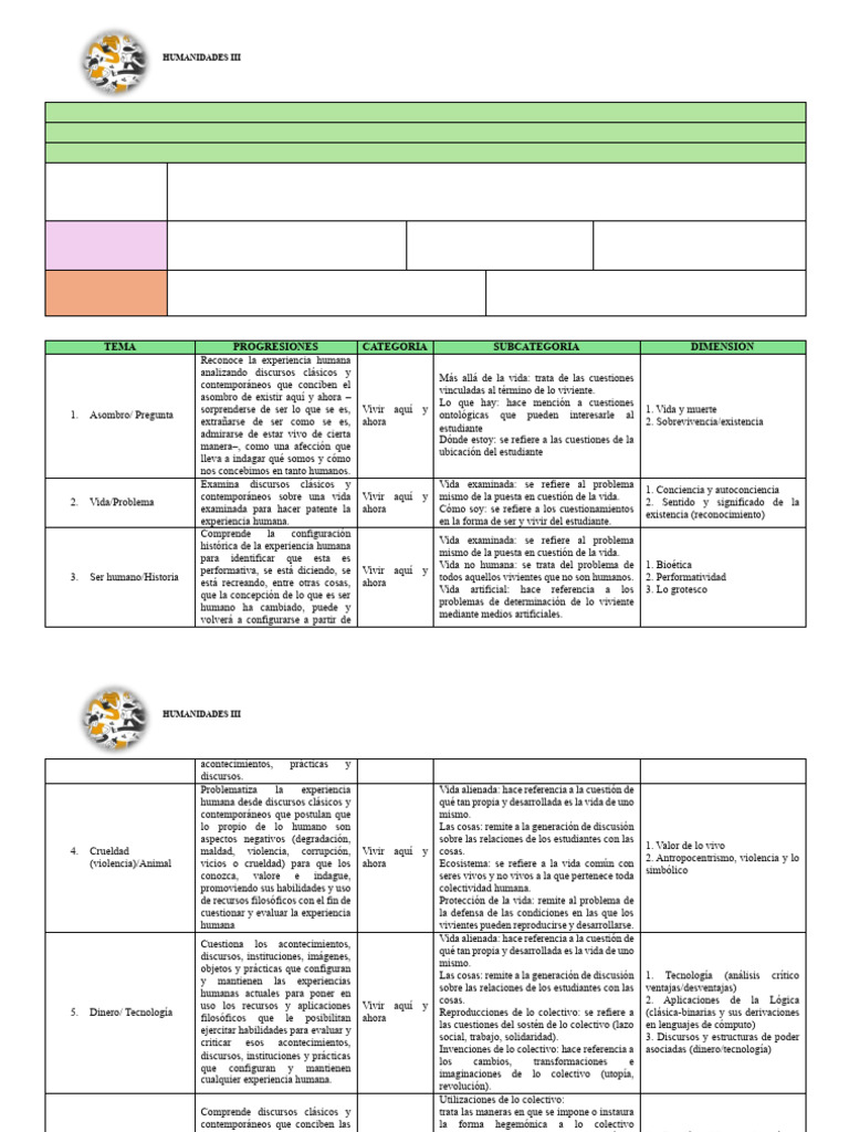 Presentaci-N Uac - Humanidades3 | PDF
