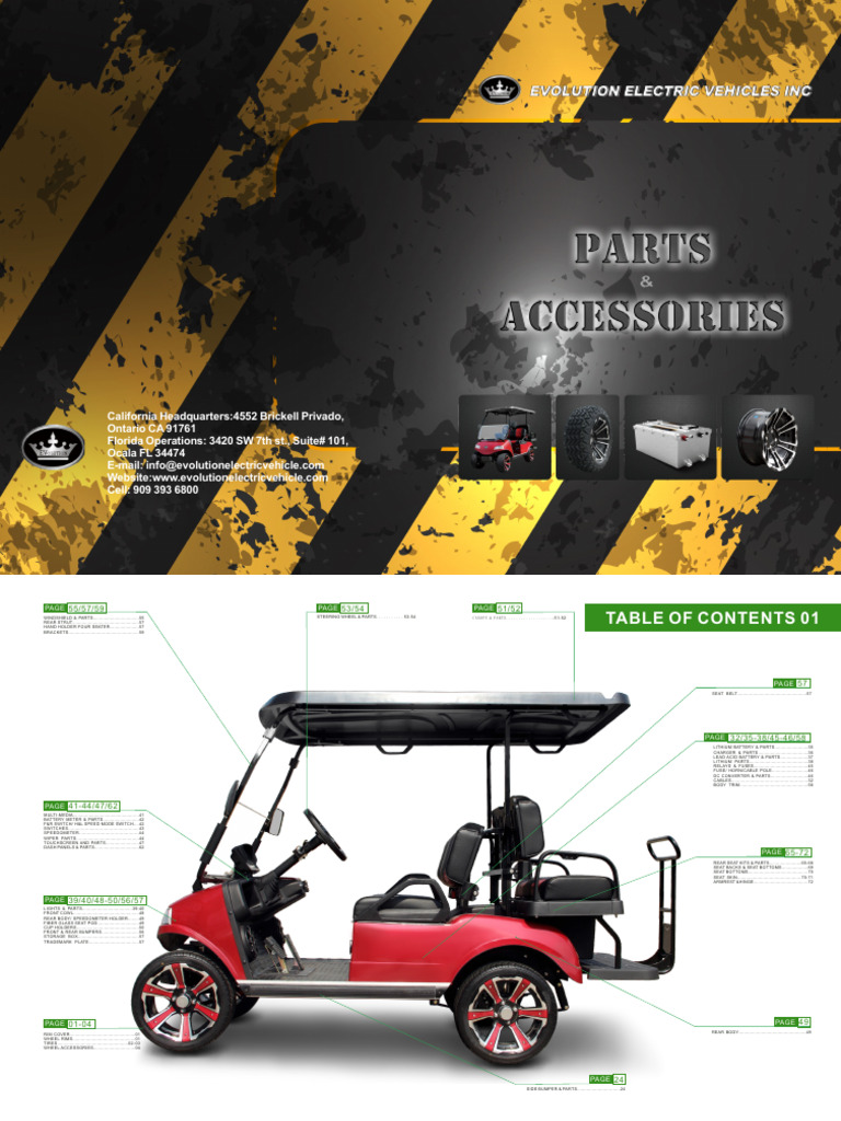 Evolution Parts Manual 8-26-21 | PDF