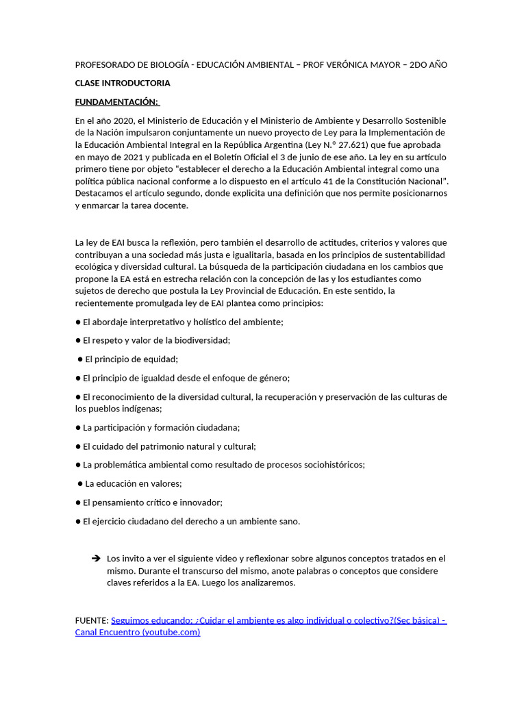 La Ley de EAI Busca La Reflexion | PDF