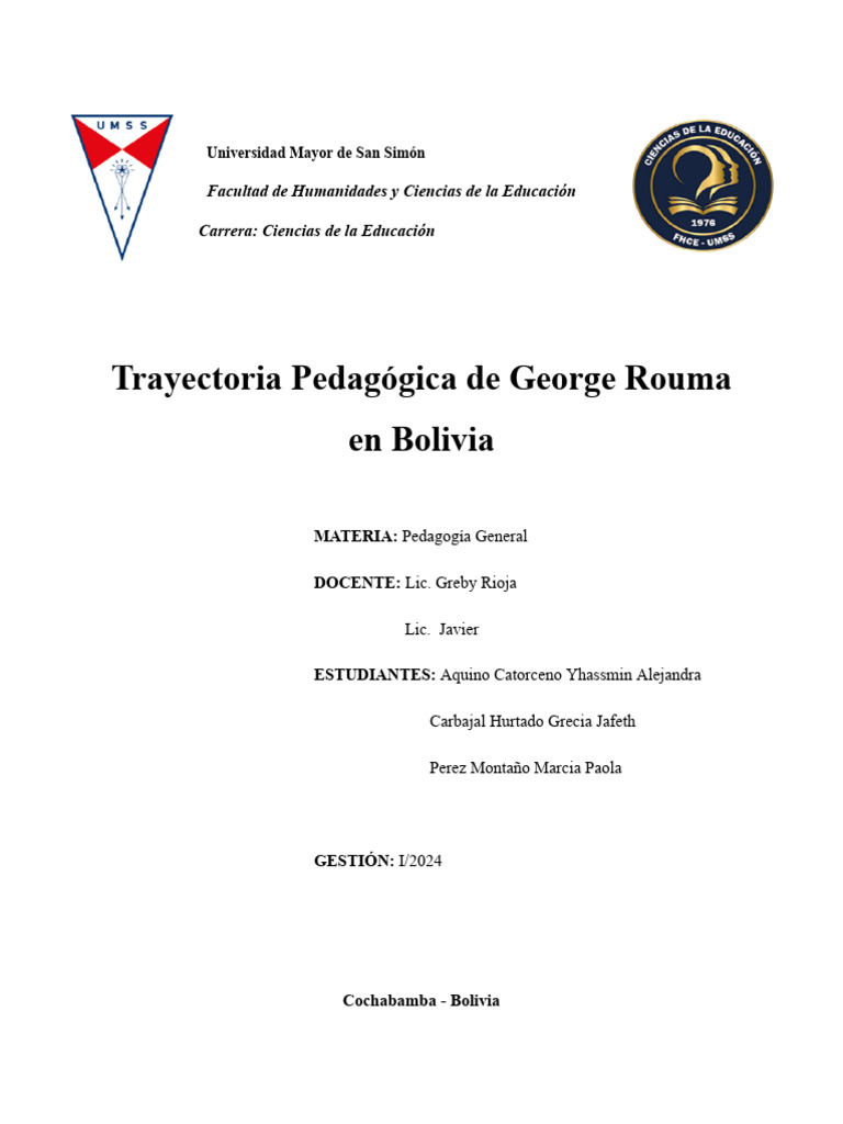 Trayectoria de George Rouma | PDF