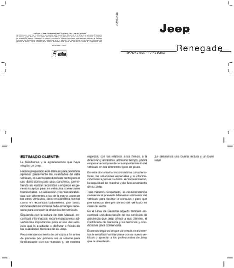 Manual Renegade | PDF