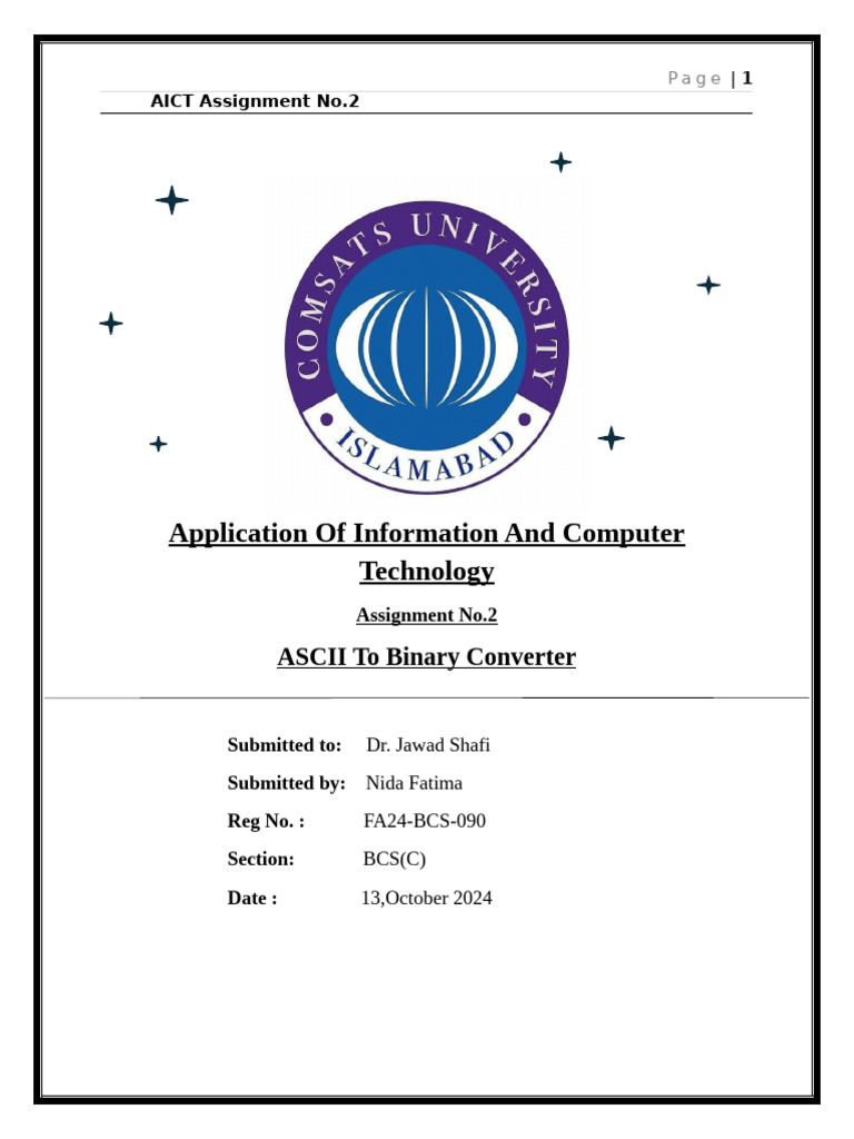 Fa24-Bcs-090-C-Assignment No2.ict | PDF | Software Development | Computer Programming