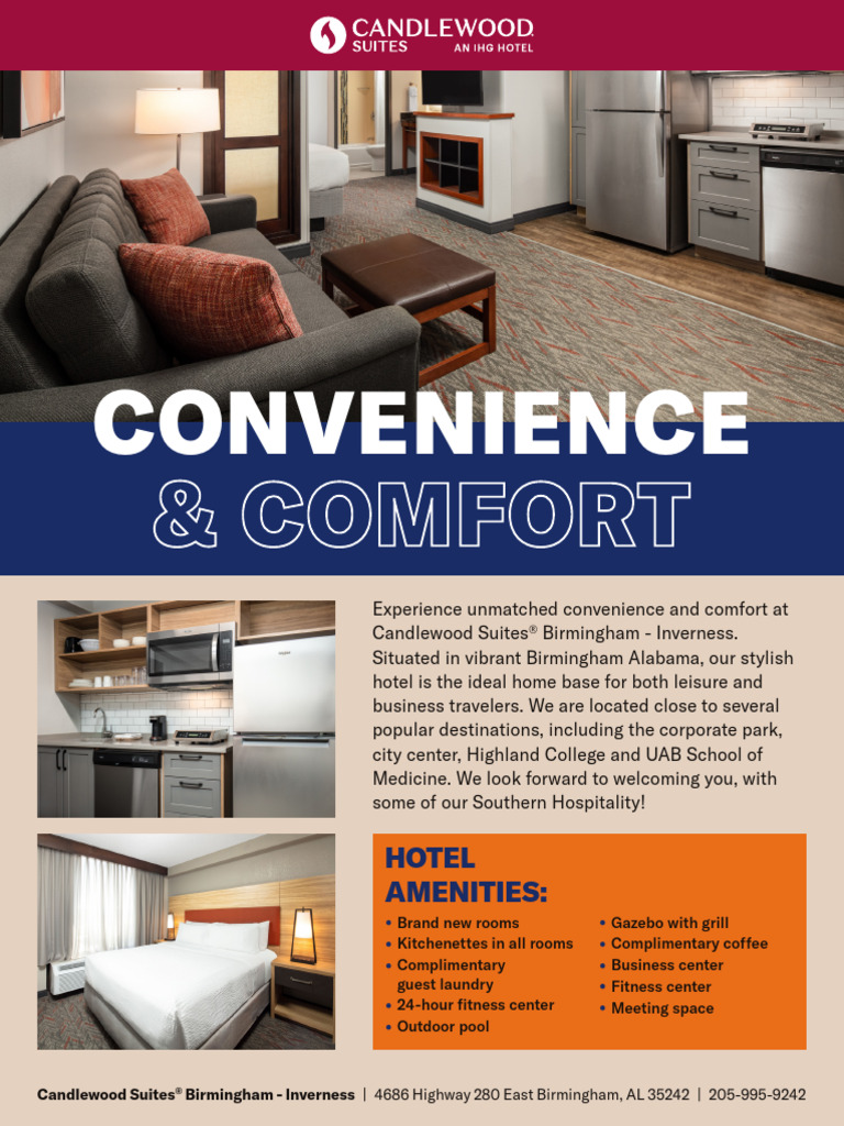 Candlewood Suites Birmingham Inverness Flyer LTR 02 | PDF